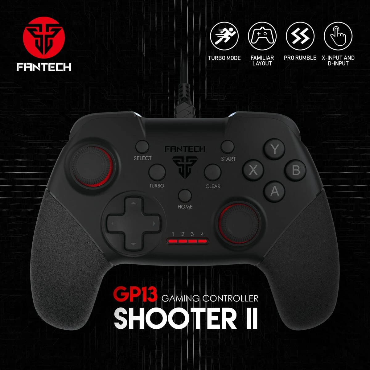FANTECH Shooter II GP13 Gaming Controller | Known Console Like Layout ...
