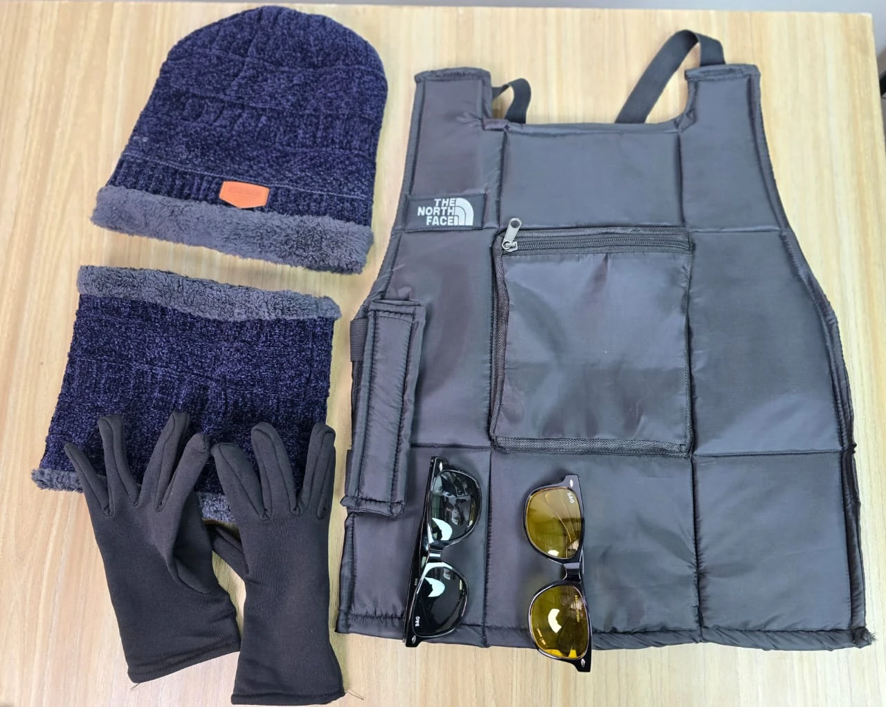 The Ultimate 5-in-1 Winter Riding Combo Set: Head-to-Chest Thermal ...