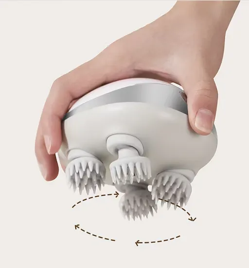 Smart Portable Electric Scalp Massager with Red Light Therapy | Moosto ...