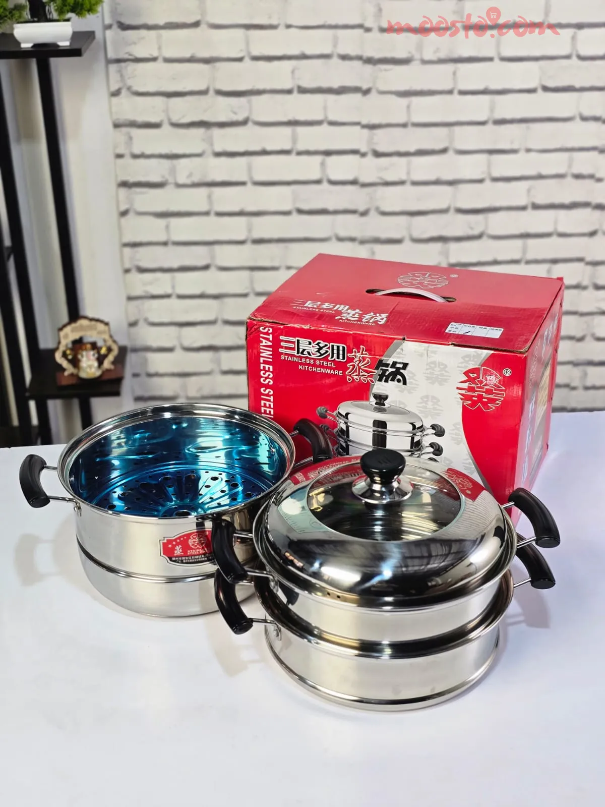 Stainless Steel Momo Maker Steamer – 24cm | Moosto Online